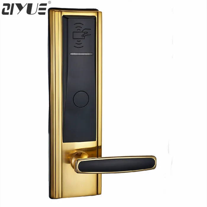 High Class Digital Electronic RFID Card Hotel Door Handle Locks with ...
