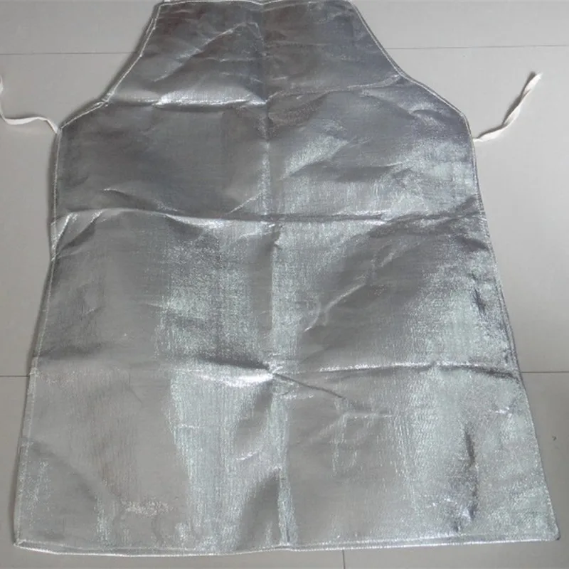 Aluminum foil apron high temperature resistant apron 1000 degrees heat ...