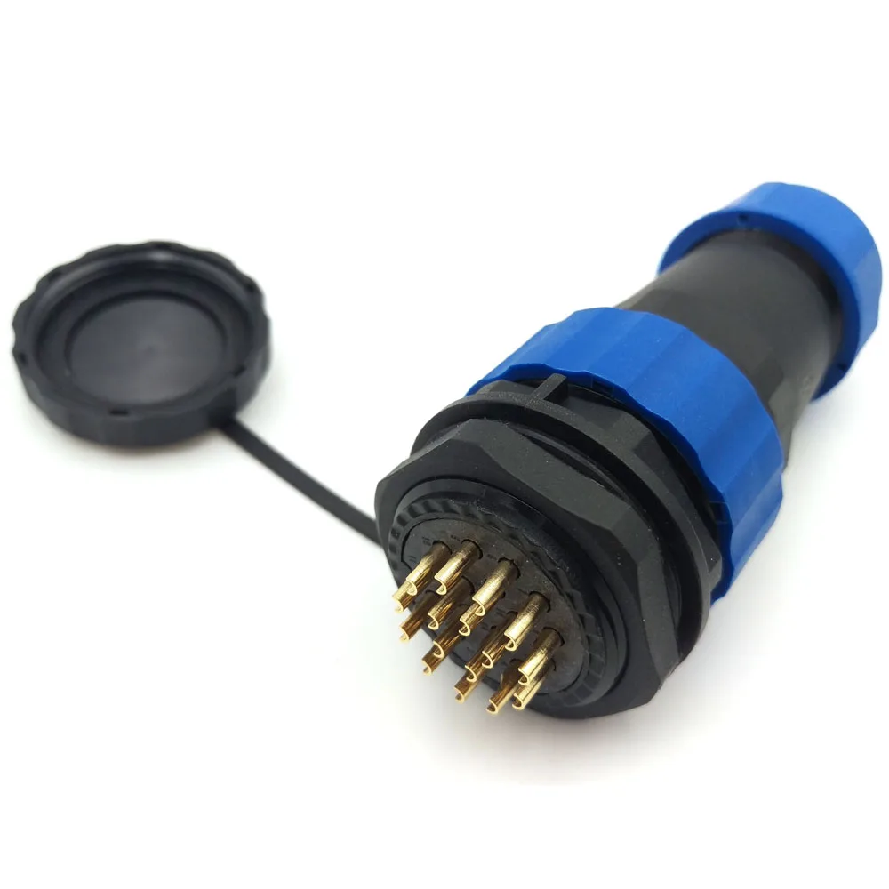 SD28TA-ZM-IP68-Waterproof-Power-16-Pin-Circular-Connector-Electrical ...