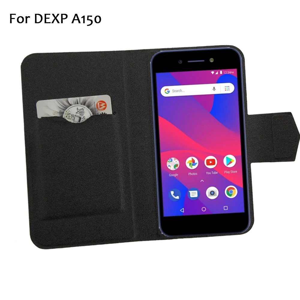 5 Colors Hot! DEXP A150 Case Phone Leather Cover,Factory Price Protective Full Flip Stand ...