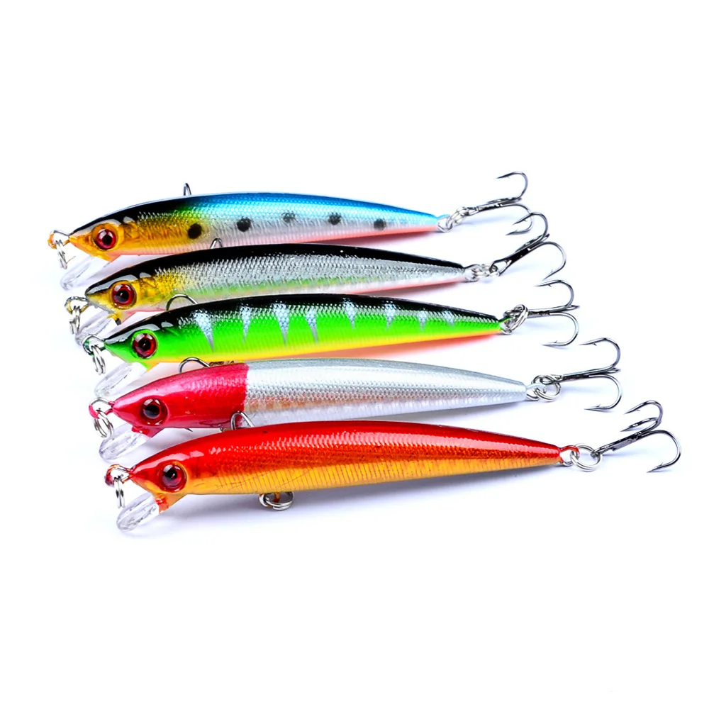 Hard Plastic Spinner Baits QBDIANGEN 5-Piece Fishing Lure Set - Hard ...