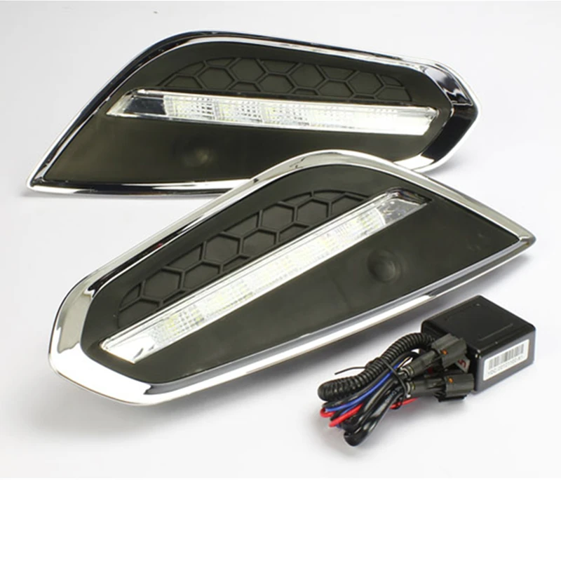 LED DRL for Volvo S60 2011 2012 2013 Daytime Running Light LED Fog lamp ...