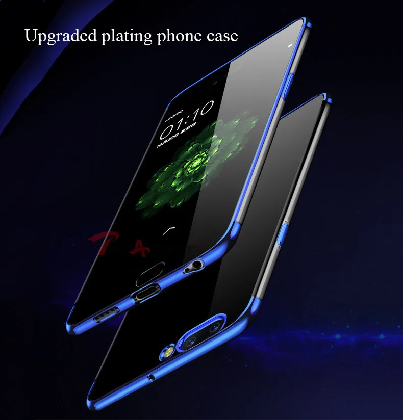 TopArmor Plating Phone Case For Oppo R9 R9s R11 R11s Soft Silicone TPU ...