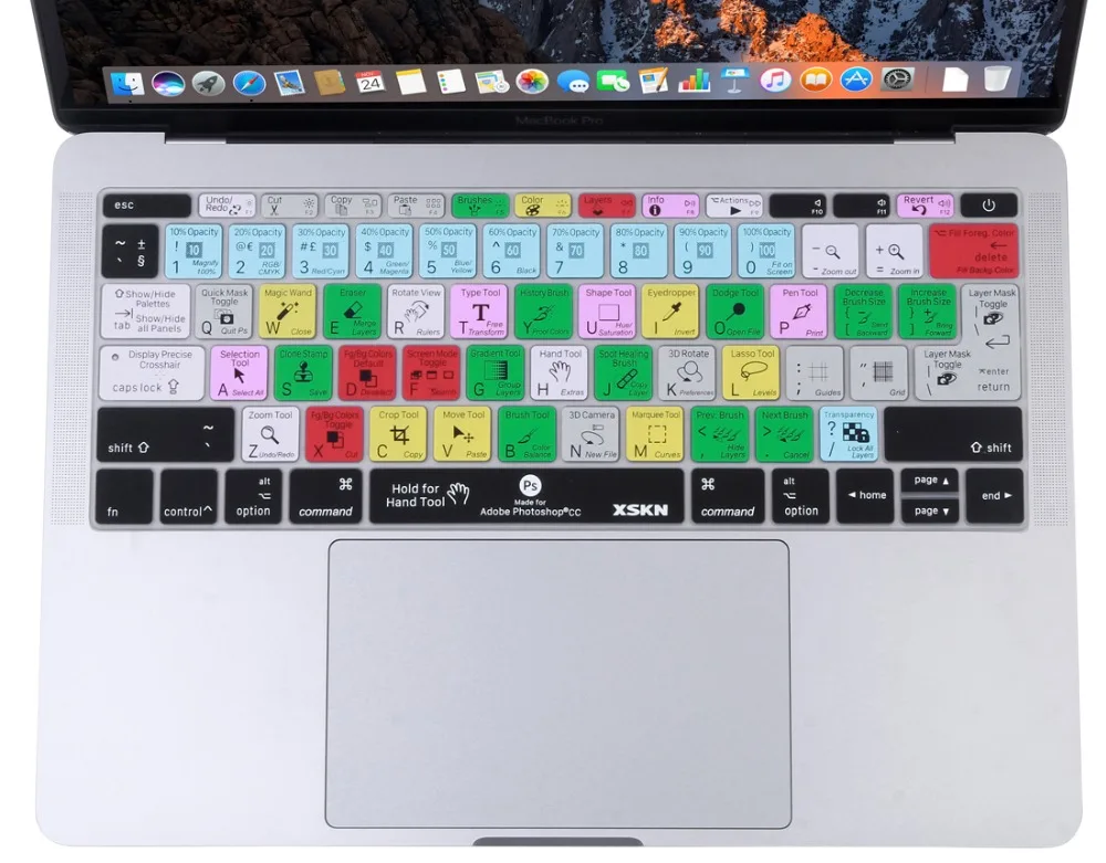 XSKN-Smart-Skin-for-Adobe-Photoshop-CC-Shortcut-Keyboard-Cover-Tutorial ...