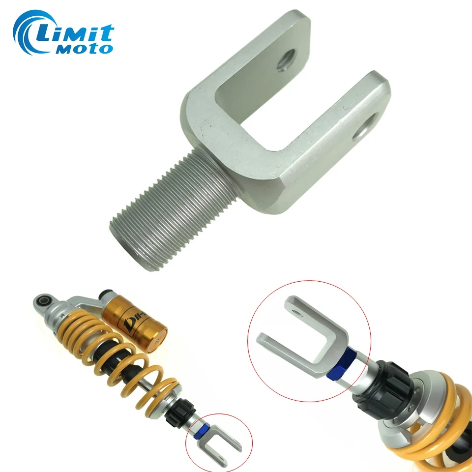 Universal Silver U fork end motorcycle shock absorber adapter Suitable ...