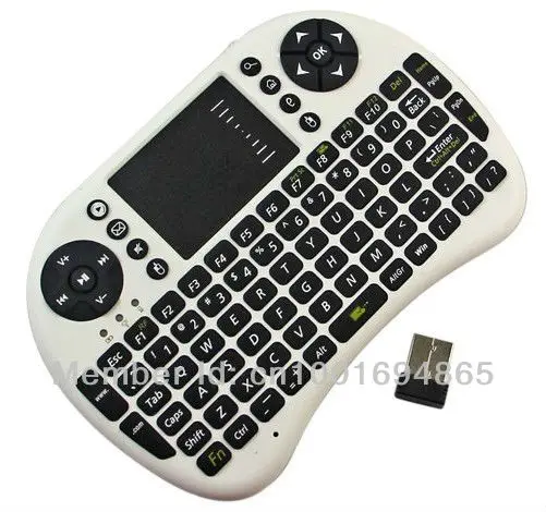 Mini Portable 2.4GHz Wireless Keyboard with Touchpad Keyboard Mouse ...