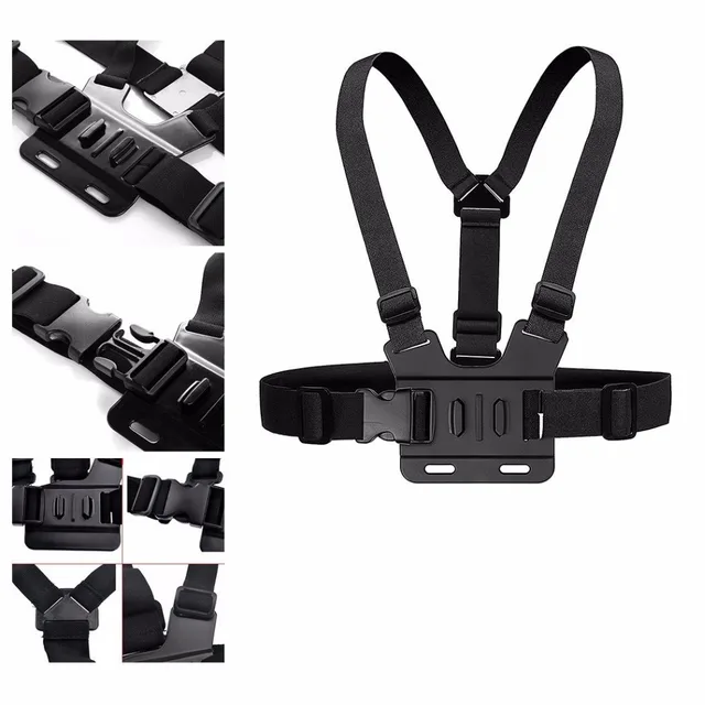 Adjustable Chest Body Harness Accessories Belt Strap Mount For Gopro ...