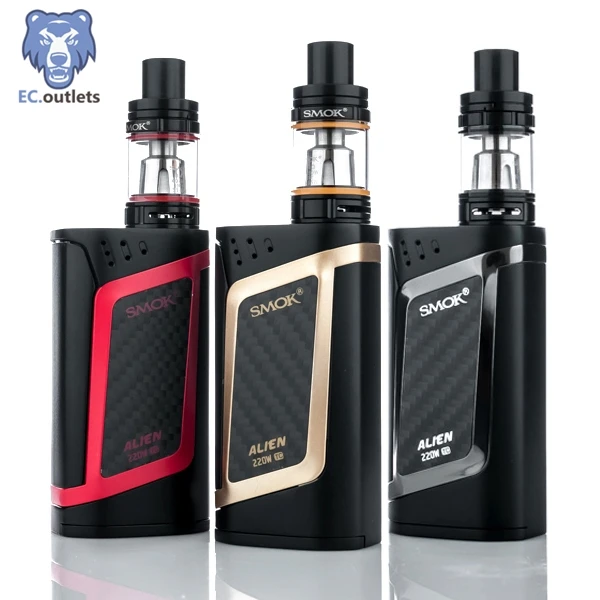 Original Smok Kit Alien Alien 220 W Caixa Mod com 3 ml TFV8 Bebê Tanque ...