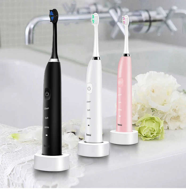 Sonic Toothbrush Wireless Inductive Rechargeable Electric Toothbrush 3 ...