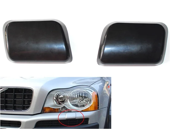 Headlight-Headlamp-Washer-Nozzle-Jet-Cover-Cap-Pair-LH-and-RH-Sides ...