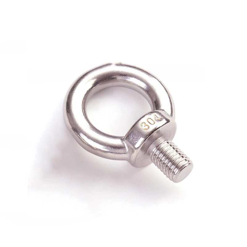 304-Stainless-Steel-Lifting-Eye-Bolts-Round-Ring-Hook-Bolt-For-Vertical ...