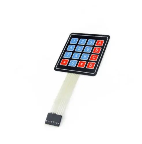 2PCS 16 Key 4 x 4 Membrane Switch Keypad 4x4 4*4 Matrix Array Matrix ...
