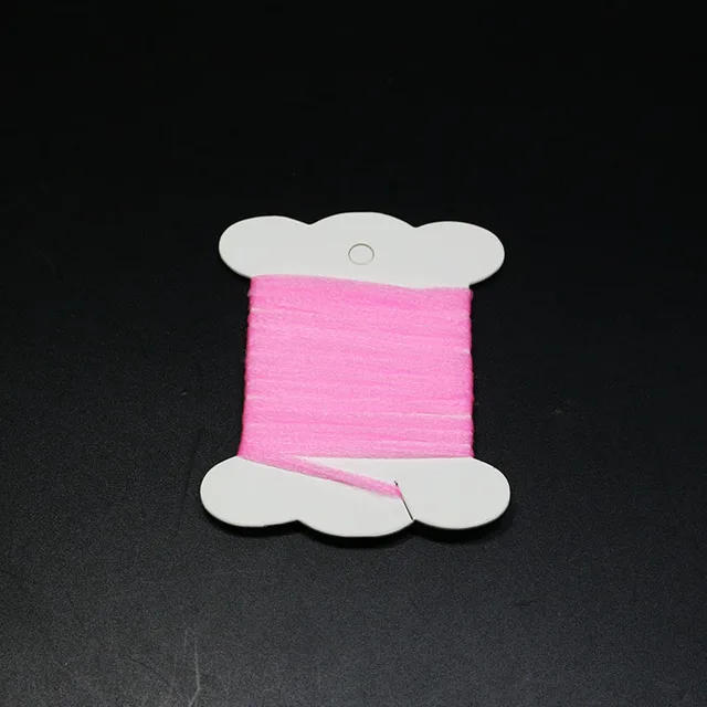 8 optional colors combed Polypropylene Floating Yarn 1yard/card dry fly ...