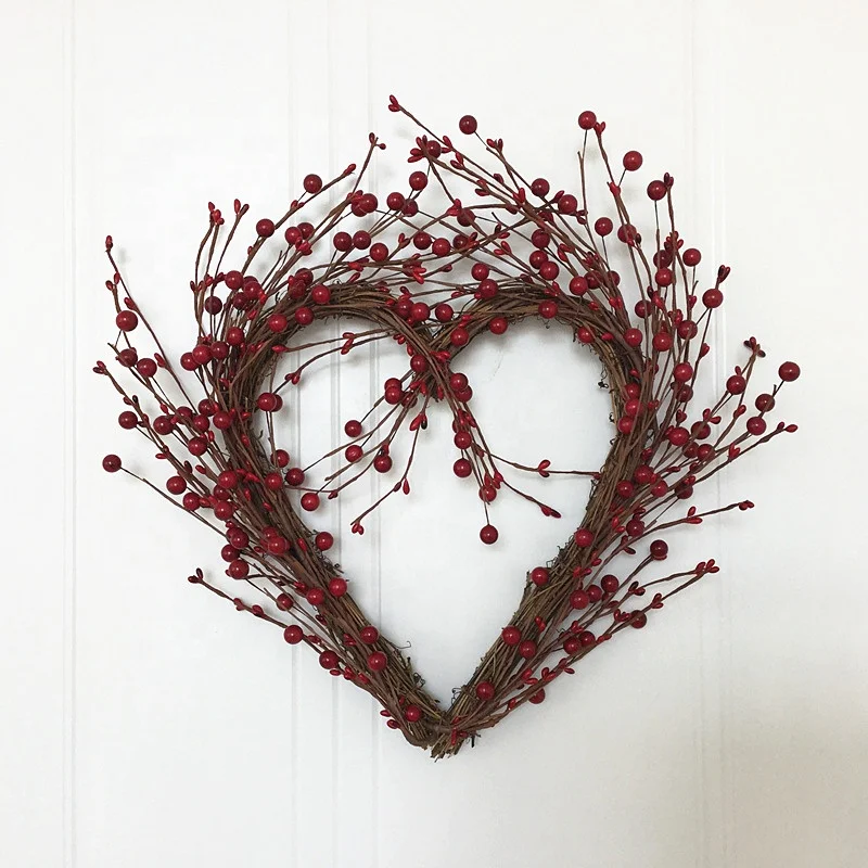 Berry Heart Wreath
