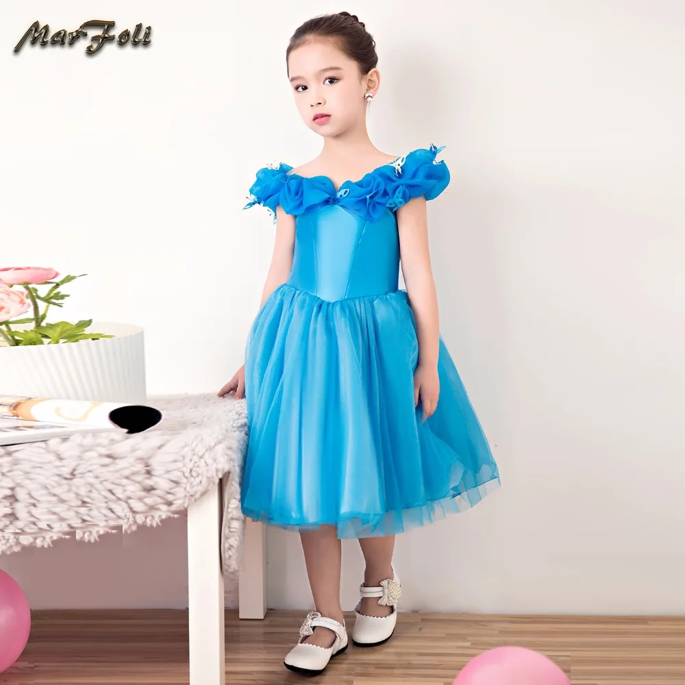 Marfoli Fleur Fille Robe Rose Rose De Mariage De Reconstitution ...