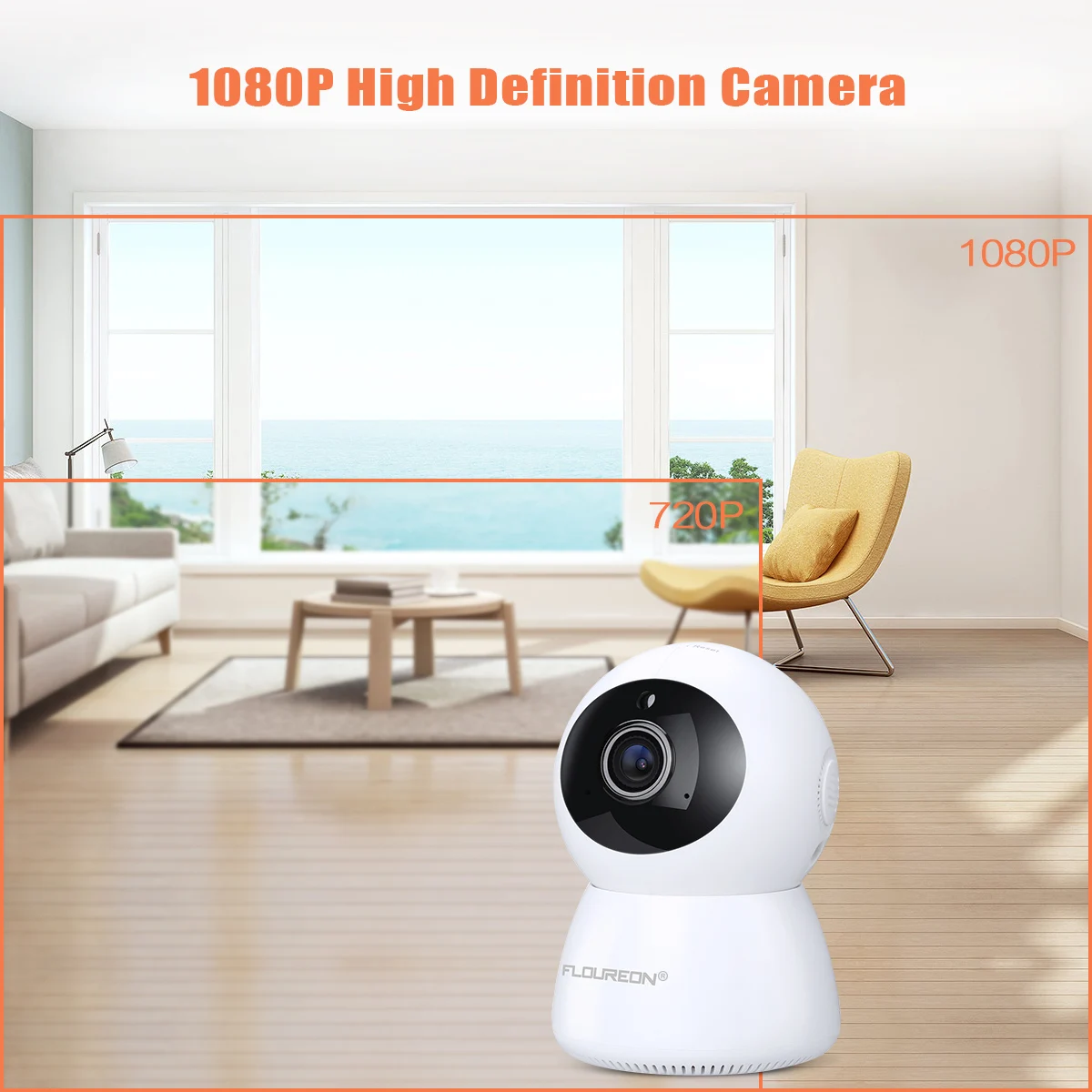 Floureon HD 1080P облачная Беспроводная ip-камера интеллектуального ...