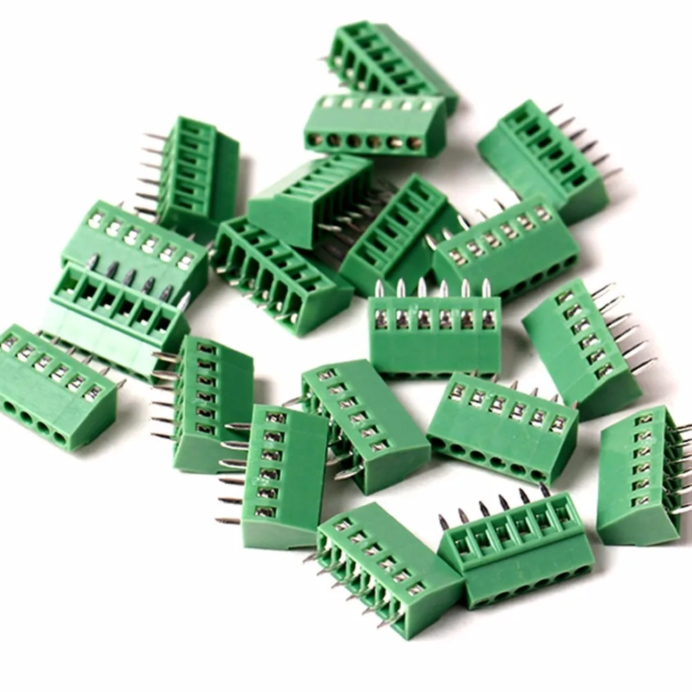 Pcb Connector Hxchen 50Pcs 2Pin 300V 10A 5.08mm Pitch KF2EDGK PCB Screw Terminal Pcb Holder