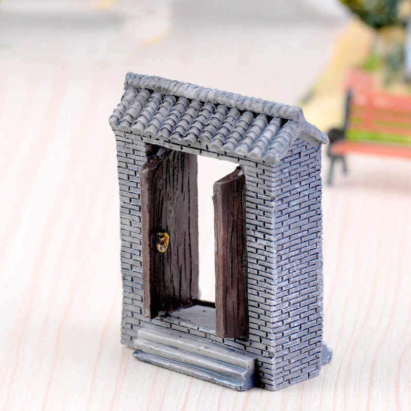 Chinese-Ancient-Gate-Wall-Resin-Miniatures-Micro-Landscape-Ornaments ...