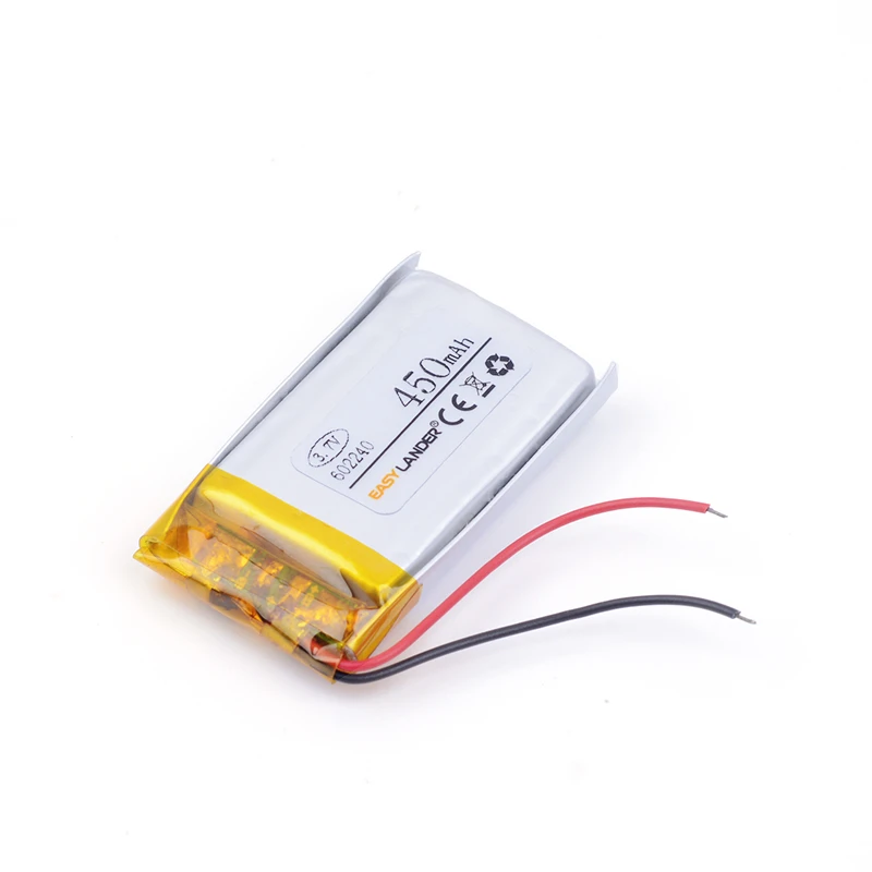 batterie lithium 602240 3.7V 450MAH lithium ion polymer battery quality ...