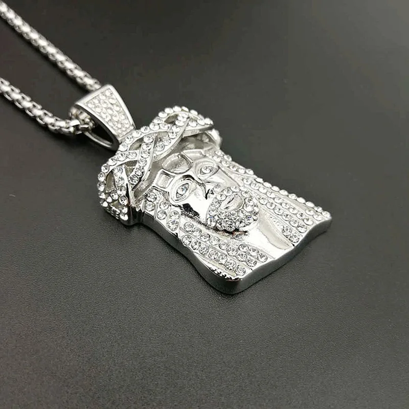 Jesus Piece Chain Silver