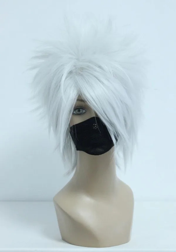 MCOSER 2014 New Design Naruto Hatake Kakashi Silvery Grey Famous Short ...