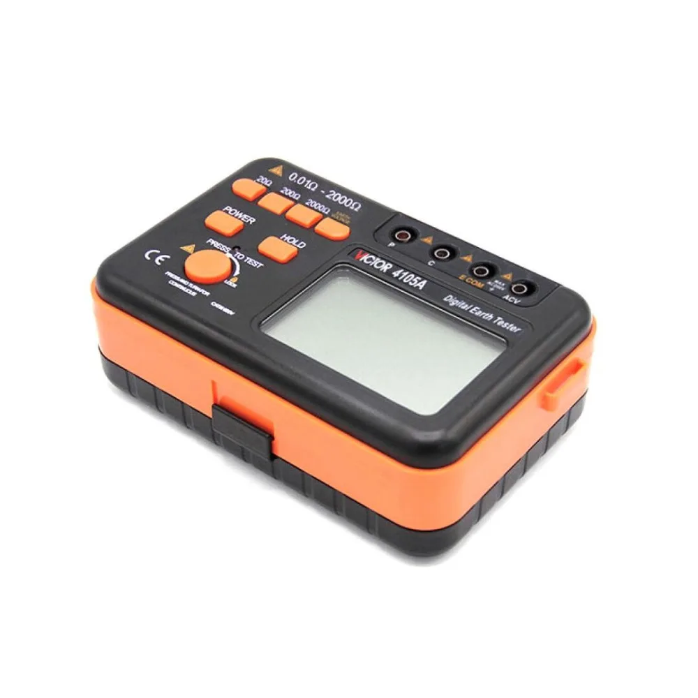 VICTOR VC4105A Earth Resistance Ground Resistance AC Voltage Meter ...