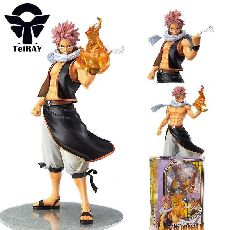 Japan Anime Fairy tail Natsu Dragnir pvc action figure collection model ...