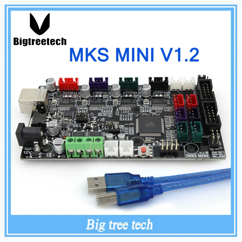 Frete Grátis Mks Mini V1.2 Compatível Ramps1.4 One-extrusora E Sem Cama ...