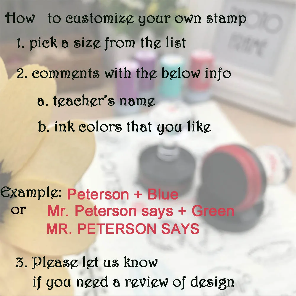 Stamp That Says Example