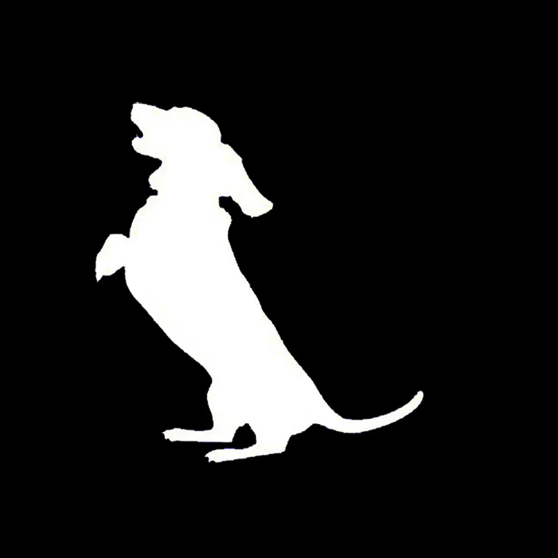Begging Dachshund Silhouette