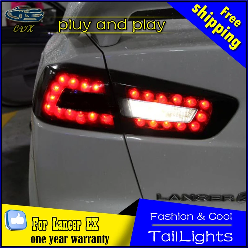 Car Styling Tail Lamp for Mitsubishi Lancer LED Tail Light 2009 2015 ...