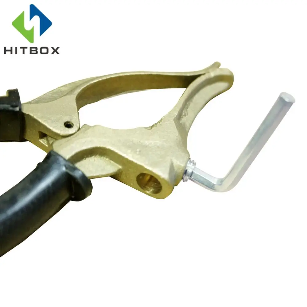 HITBOX Full Copper 400A Ground Earth Clamp For ARC MMA STICK Welding ...