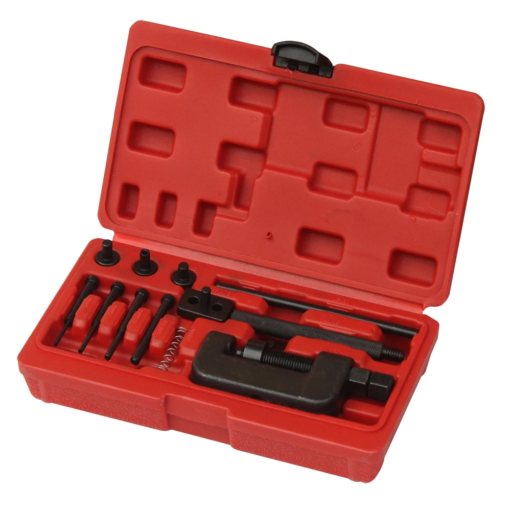 ATV Chain Riveter 13-Piece Chain Breaker & Riveting Tool Kit - For ...