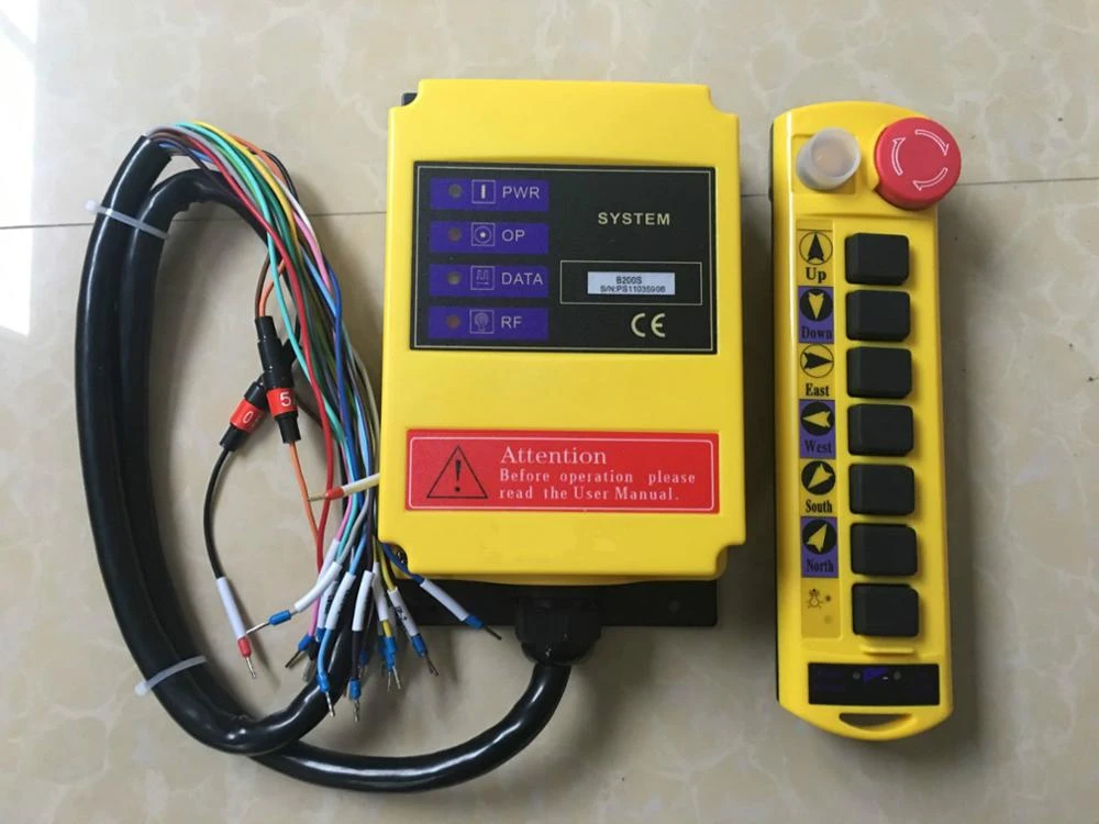 12V-415V 8 Channels 1 Speed Hoist Crane Radio Remote Controller System ...