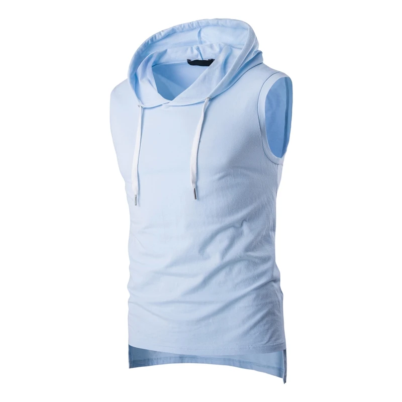 New Brand Fashion Men Hooded Sleeveless T shirt 2017 Tank Tops Summer ...