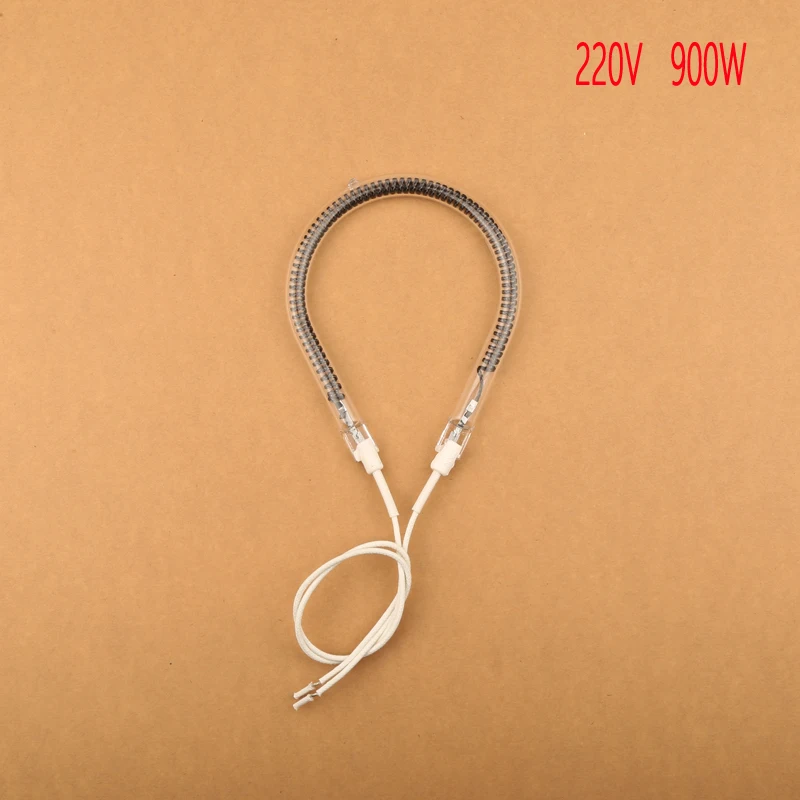 Tubo halógeno de vacío en forma de pera, lámpara de calefacción ...