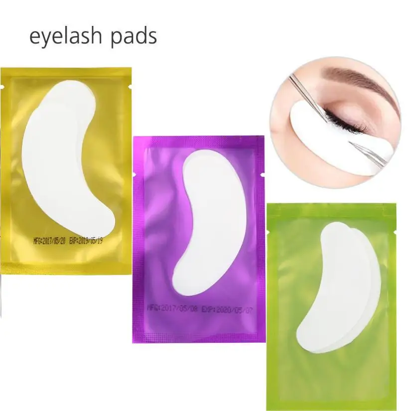 20 Pairs Eyelash Pads Professional Lint Free Under Eye Gel Pad Patches ...