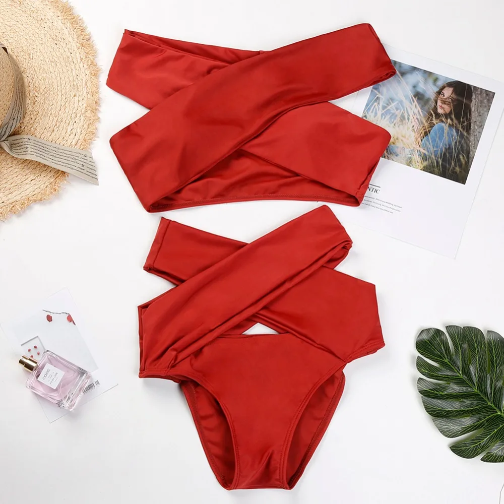 2018 New Sexy Bikini Swimwear Women Swimsuit Push Up Swimwear Criss