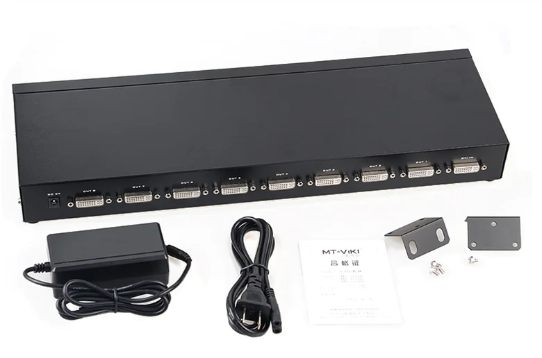 8 Port Dvi Splitter Video Splitter 1 In 8 Out Hd 1080p For Dvd Hdtv ...