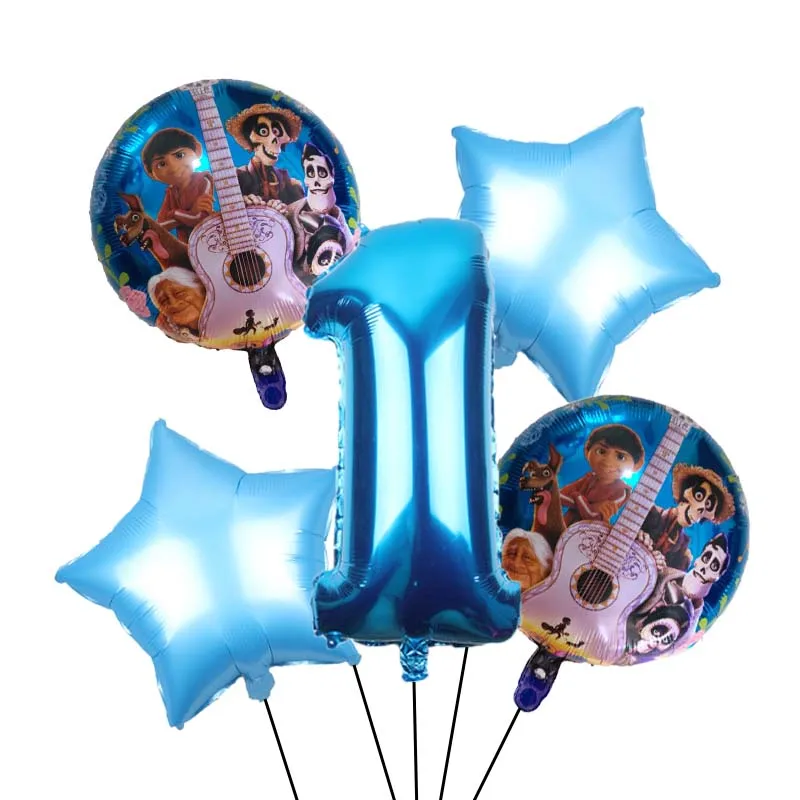 New 5pcs/lot COCO Balloon Miguel Hector Dante Dog Balloon baby Birthday ...