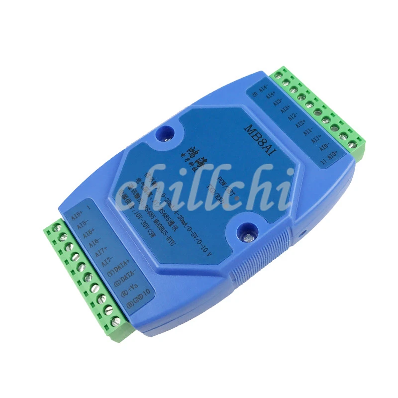 4-20ma 0-5v 0-10v 0-20ma Analog Input Acquisition Module Modbus Rtu ...