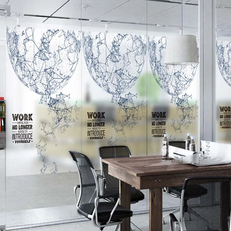 Window glass film transparent opaque conference room stickers anti ... Window glass film transparent opaque conference room stickers anti ...