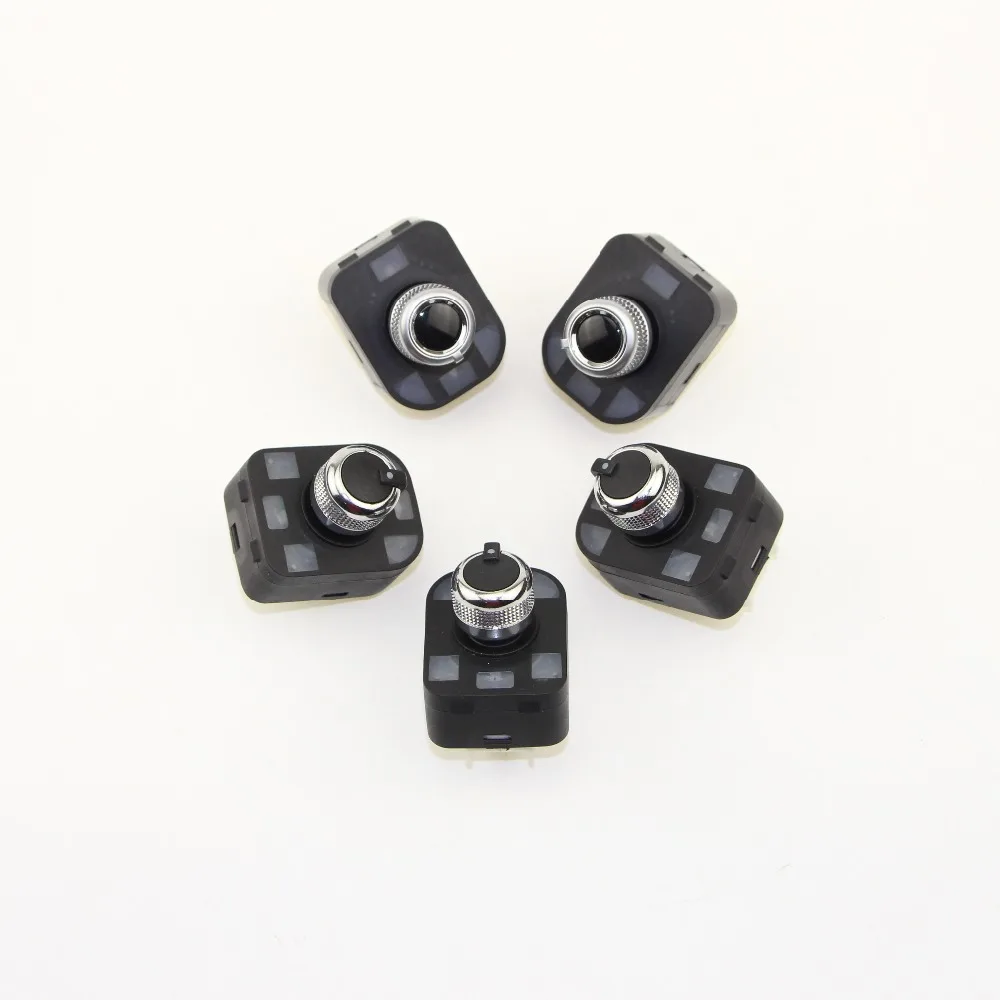 5 шт. Chrome спереди зеркало переключатель для A2 A3 A6 S6 RS6 C6 A4 S4 ...