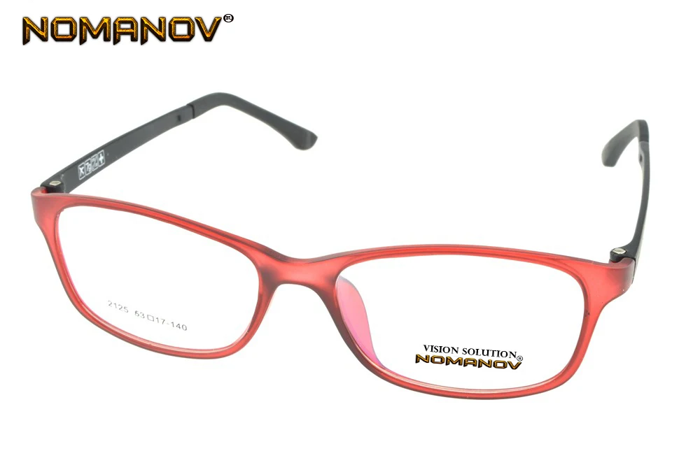 = NOMANOV BRAND = TR Ultra light Fashion red Designer Glasses Frame ...