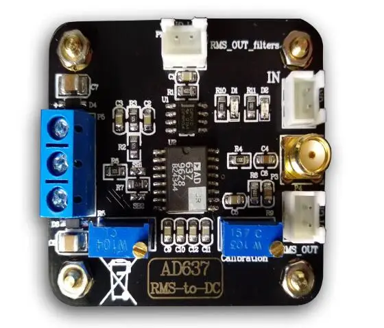 AD637 Module RMS Detectie Module Peak Detectie AC Signaal Data ...