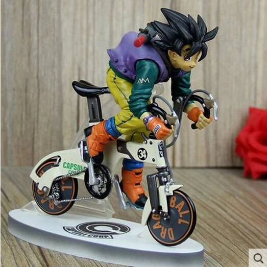 23 cm Dragon Ball Z Goku bike riding PVC Figura de Acción Model ...