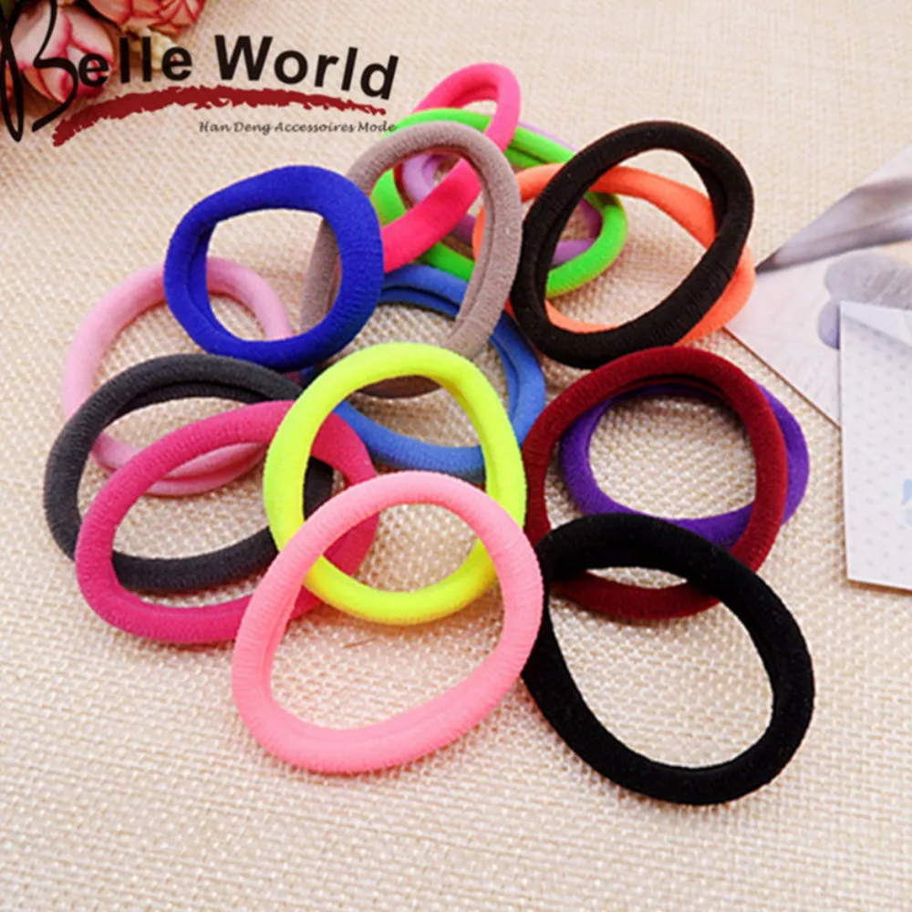 50 шт., низкая цена, эластичные резинки для волос для девочек, Браслет ...