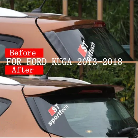 JINGHANG ABS PAINT CRA REAR WING TRUNK LIP SPOILERS FIT FOR FORD KUGA ...