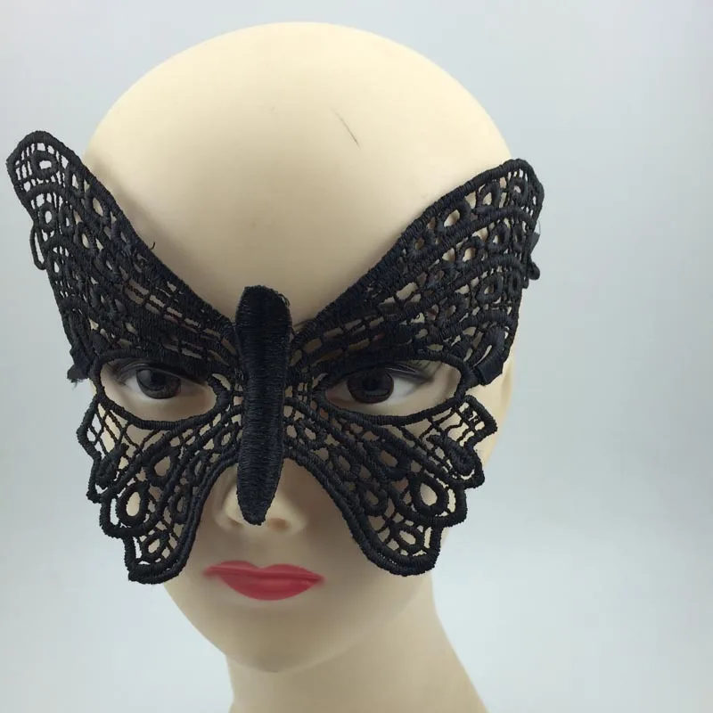Cosplay Butterfly Party Masks Cutout Lace Mask Carnival Mardi Gras ...