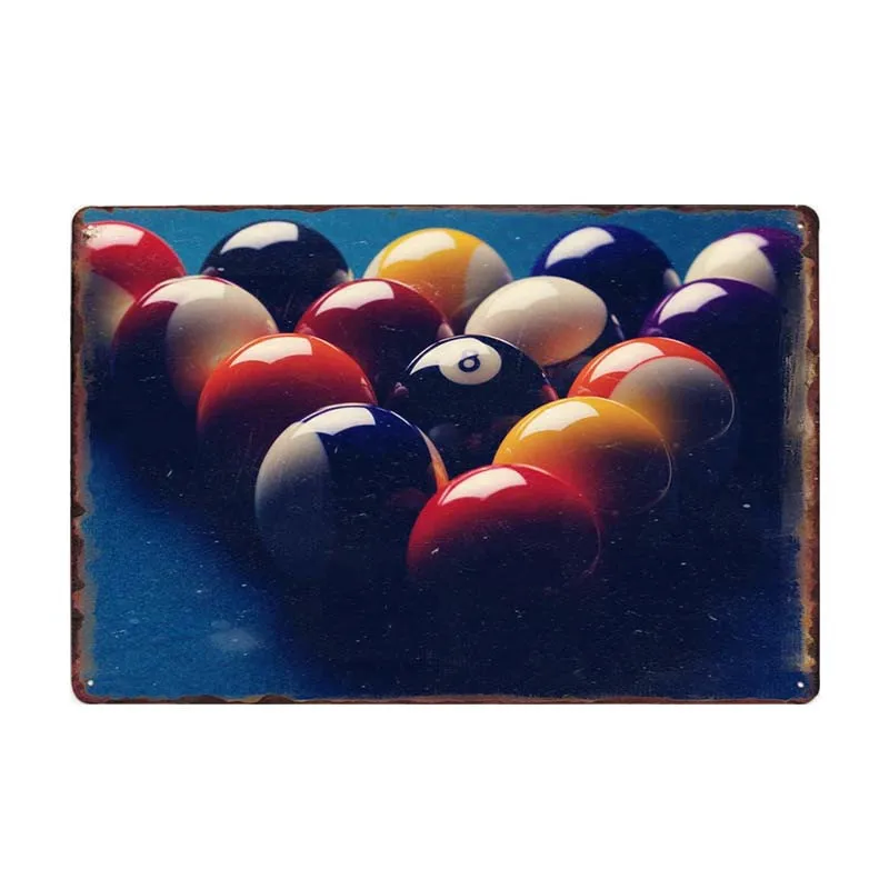 Bar Pool Hall Signs